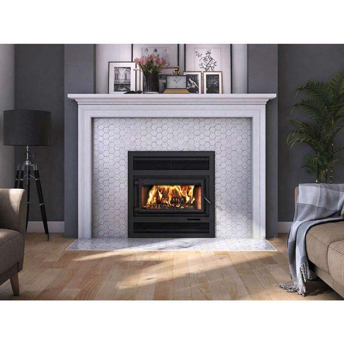 Ventis Large HE250R Wood Fireplace Insert (EPA Certified ...